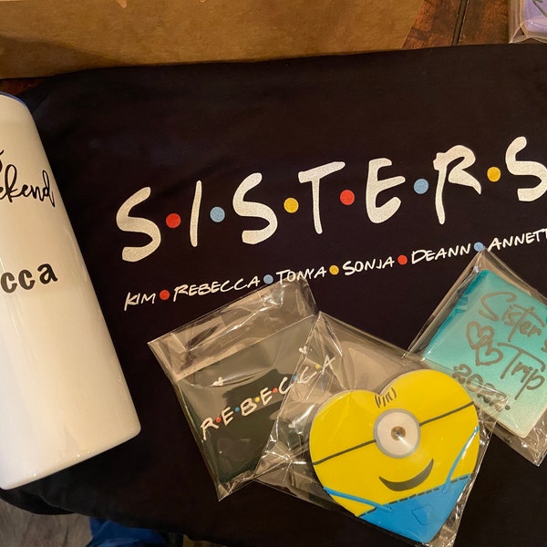 Custom Sisters Shirt, Customized Names of Sisters, Sister Squad Tshirts ...