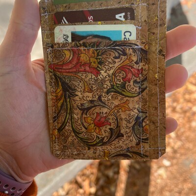 Minimalist Wallet Pattern / PDF Sewing Pattern / Wallet Pattern / Cork ...