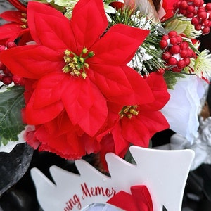 Grave Christmas Tree, Grave Memorial, Christmas Memorial, Grave Tree ...