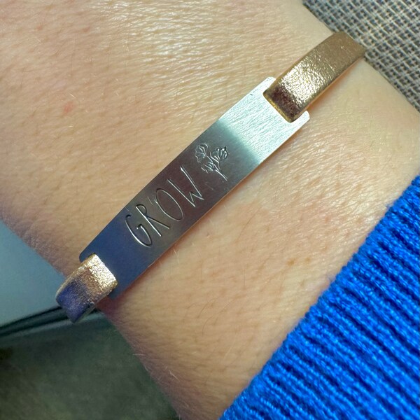 Word Braceletcustom Braceletmantra Braceletone Word Braceletword of the ...