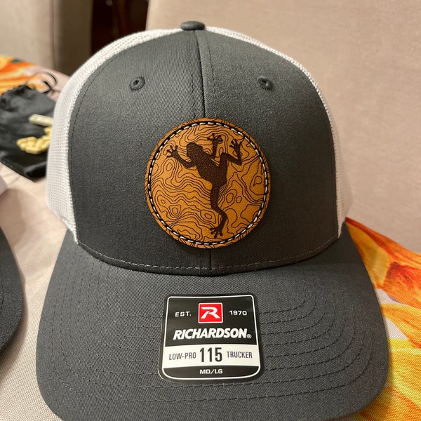 Richardson 115 Brown Trout | Mayfly | Flyfishing | Leather Patch Hat | Trucker Cap - Etsy