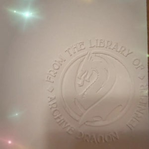 Custom Book Embosser for You to Personalize Library Books Choose Your ...