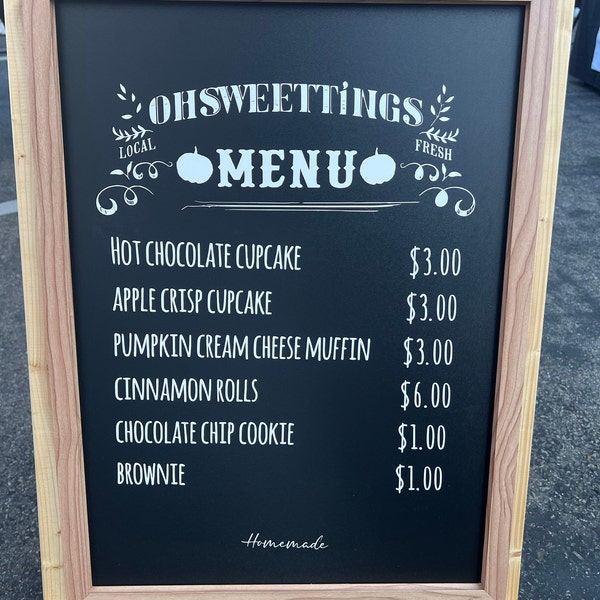 Printable Customize Farmers Market Menu • Digital File - Etsy