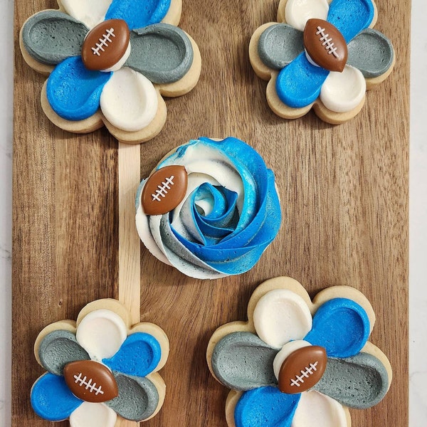 Football Royal Icing Transfer Sheets | Royal Icing Template | Royal ...