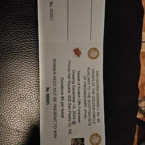250 RAFFLE TICKETS Custom Printed Numbered Raffle Tickets Fundraiser ...