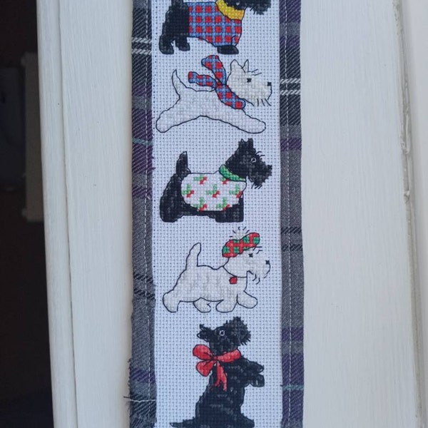 Christmas Scottie Dogs, Sampler or Cards Cross Stitch Pattern by Lucie ...