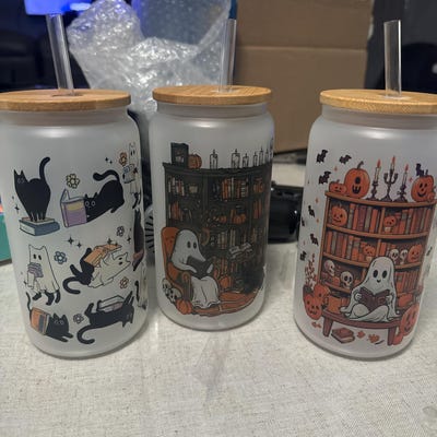 Customizable Mental Health Glass, Self Love Personalized Gift, Daily ...