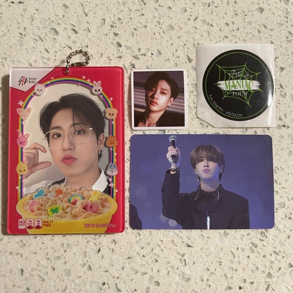 Stray Kids Chk Chk Boom Bias Keychain, Kpop Idol Photocard Holder With ...