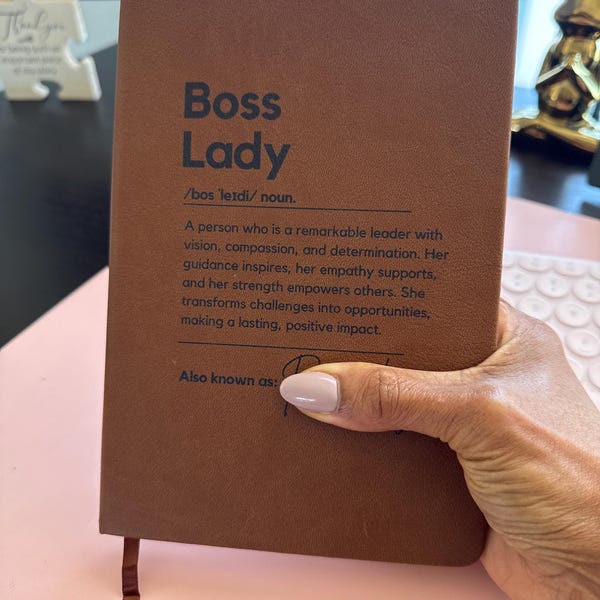 Personalized Boss Lady Journal Custom Gift for Boss Female Boss Lady ...