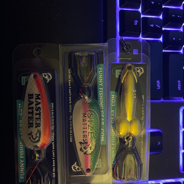 Funny Fishing Lures - Funny Fishing Gifts for Men - Dad Gifts - Funny ...