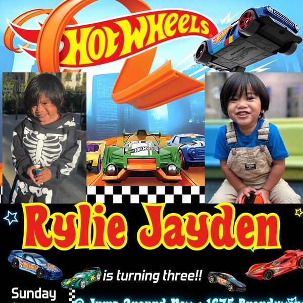 Printable Cars Invitation, Lightning Mcqueen Invite, Birthday Party ...