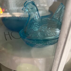 Mosser Glass Ruby Red Hen on Nest - Etsy