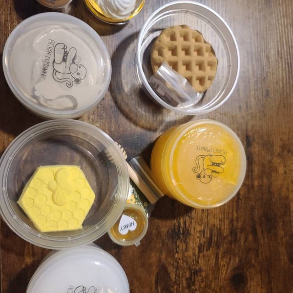 DIY Honey Pot Slime, 12oz Bee Slime, Honeybee Slime, Super Inflating ...