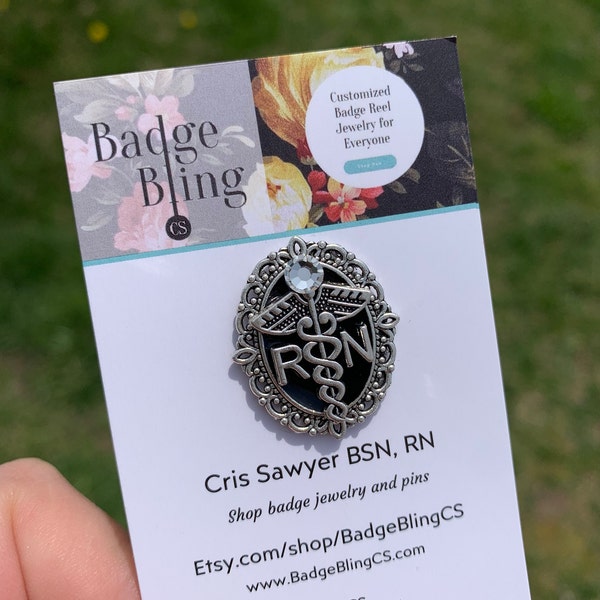 Silver Nursing Pin for the Pinning Ceremony Student Graduation Gifts ...