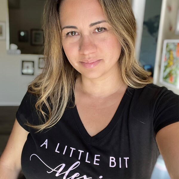 A Little Bit Alexis Tee | Funny Tee | Mom Tee | Various Print Colors - Etsy