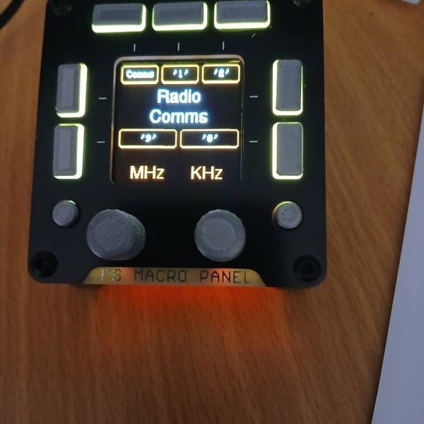 FS Macro Panel : Controller for Flight Simulator 2020 / 2024 (USB-C ...