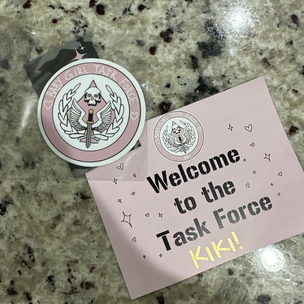 Baby Girl Task Force Sticker - Etsy