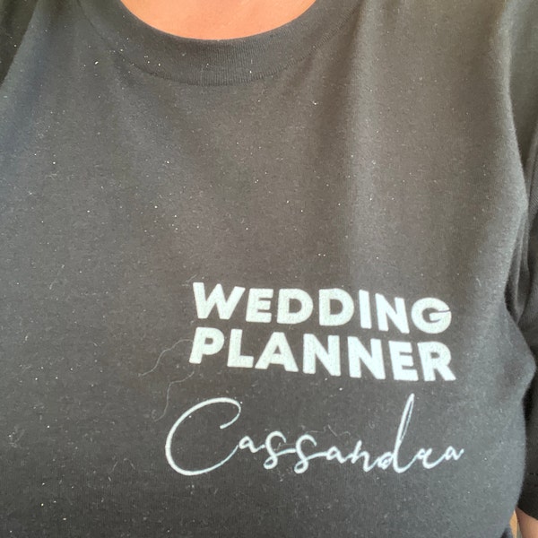 Personalized Wedding Planner Shirt for Party Planner Wedding ...