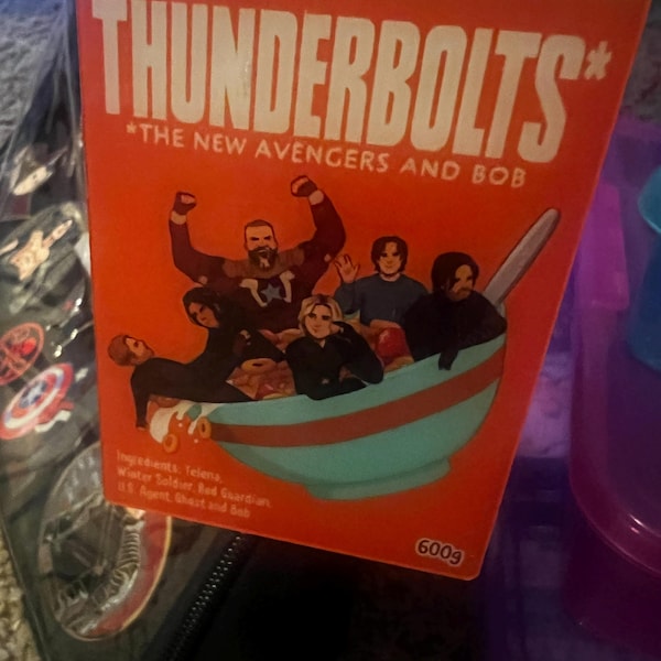 Thunderbolts Cereal Box Shaker Keychain - Etsy