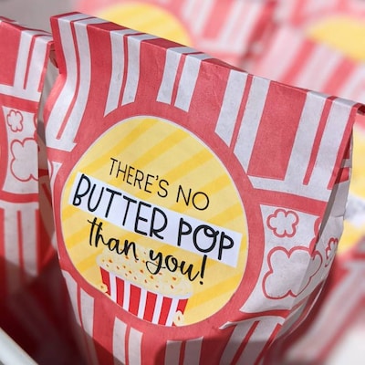 Fathers Day Popcorn Tag, Fathers Day Handout, Fathers Day Gift ...