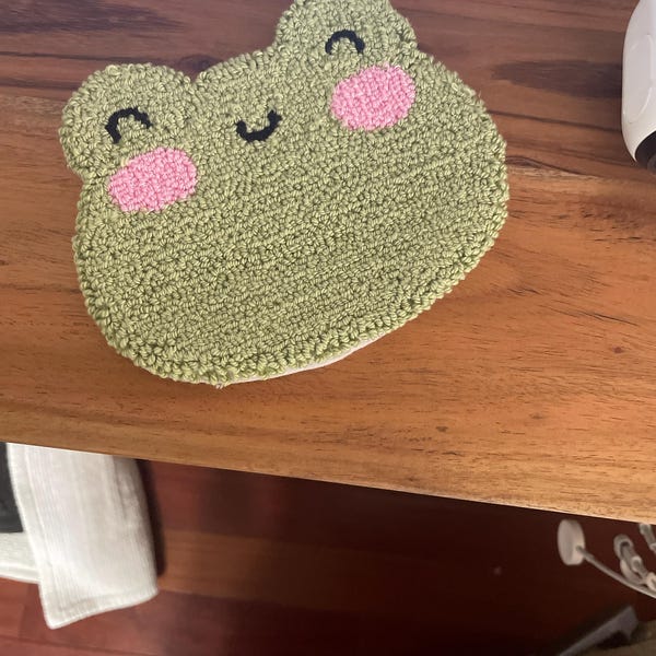 Punch Needle Mug Rugs, Mushroom Tufted Coasters, Housewarming Gift ...