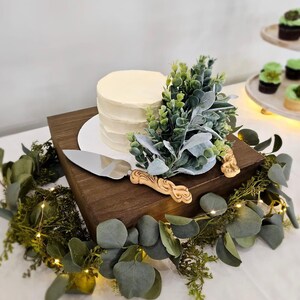 Greenery Cake Topper / Greenery Garland Cake Topper / Wedding - Etsy