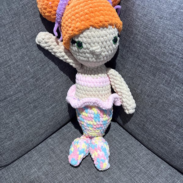 The Original Merbabies Amigurumi Pattern, Crochet Merbaby Plushie ...