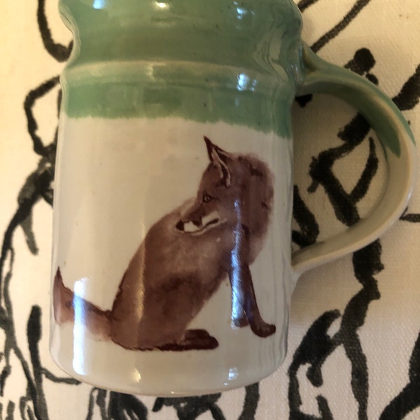 Red Fox Mug - Etsy