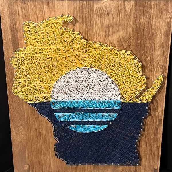 Sunflower Diy String Art Kit Etsy 