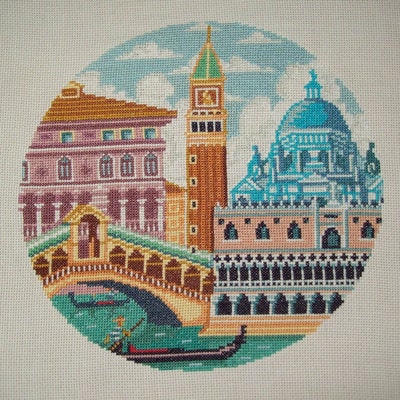 Venice Cross Stitch Pattern PDF File, Italy Cross Stitch, Travel Cross ...