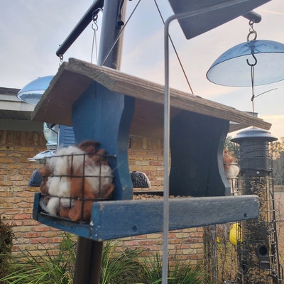 2 Pack Bird Nesting Materials Natural Alpaca Fiber Wool for Suet Cage ...