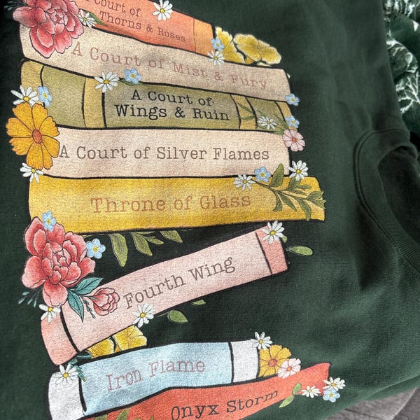 Custom Bookshelf Sweatshirt, Personalized Book Crewneck, Book ...