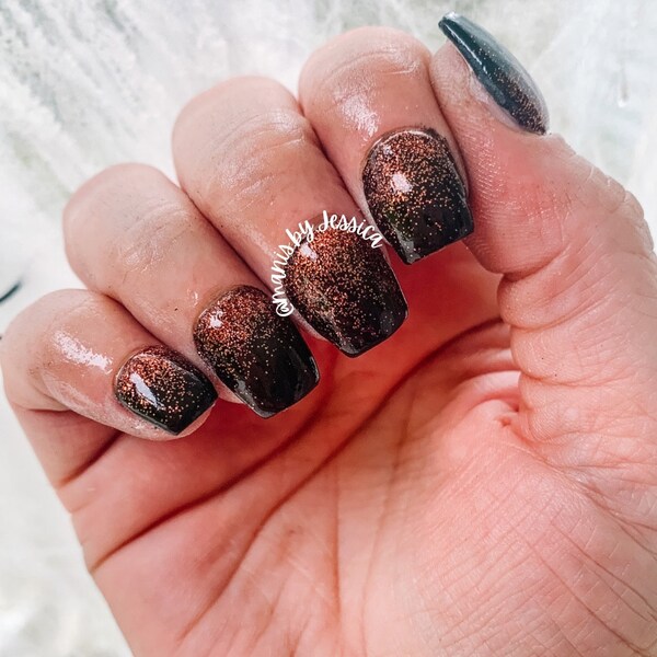 CLOUT- Black Nail Dip Powder, Black Dip Powder, Nail Dip, Dip Nails ...