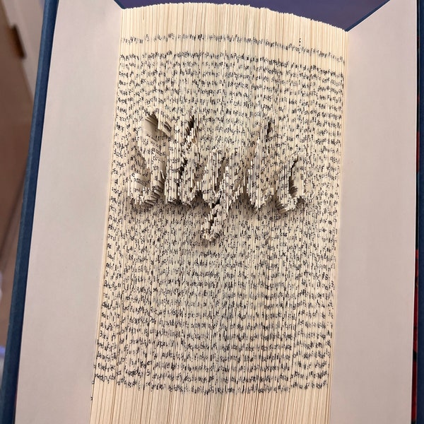 Book Folding Pattern - Alphabet Numbers Punctuation Cut and Fold ...