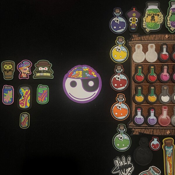 Futurama Lucky Seven Leaf Clover PVC Morale Patch - Etsy