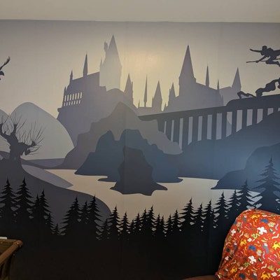 Wood Goblin Troll Mural for Door Wall Fridge Sticker - Etsy