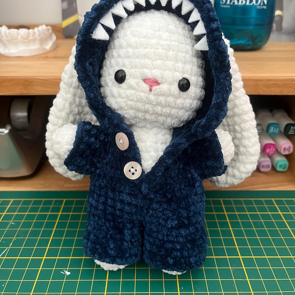 10 in 1 Bunny Clothing Crochet Pattern | Bunny + Clothing - Etsy
