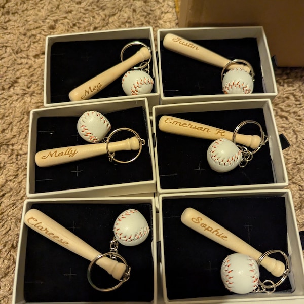Personalized Baseball Keychains,baseball Gifts, Team Player Gifts ...