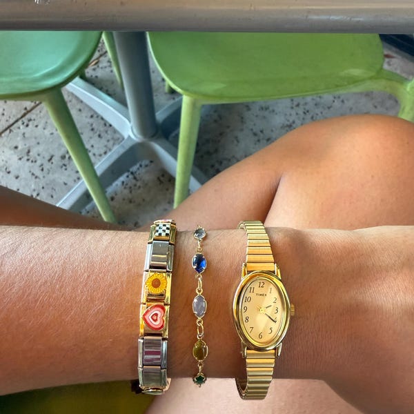 Personalized Italian Charm Bracelet, Custom Vintage Italian Charms, 300 ...