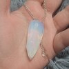 Raw Opalite Crystal Pendulum Reiki Wicca Divination Tool Earthegy 3177 - Etsy