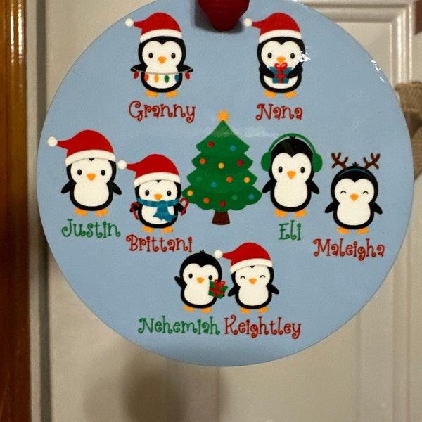 Christmas Penguins Clipart - Clip Art Set of Penguins, Holiday Penguins ...