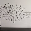 Music Notes Tree Wall Decal Music Wall Decor Music Instrument Wall ...