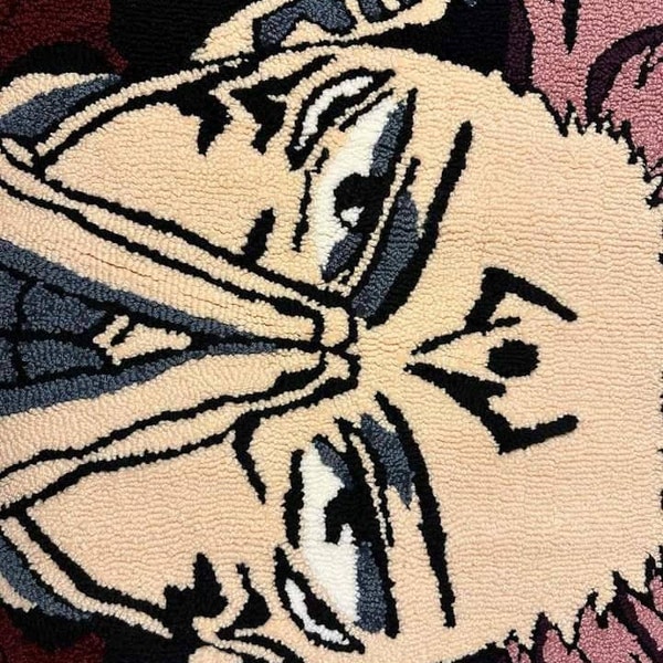 Anime Tufted Rug, Popular Cartoon Characters, Floor Art, Living Room ...