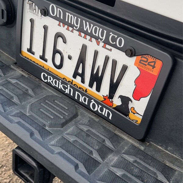 OUTLANDER Themed License Plate Frame Free Shipping - Etsy