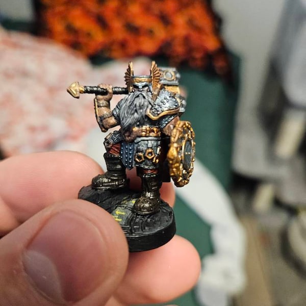 Colonel Thierry Du Lion D'argent Paladin Bust to Paint Dungeons Dragons ...