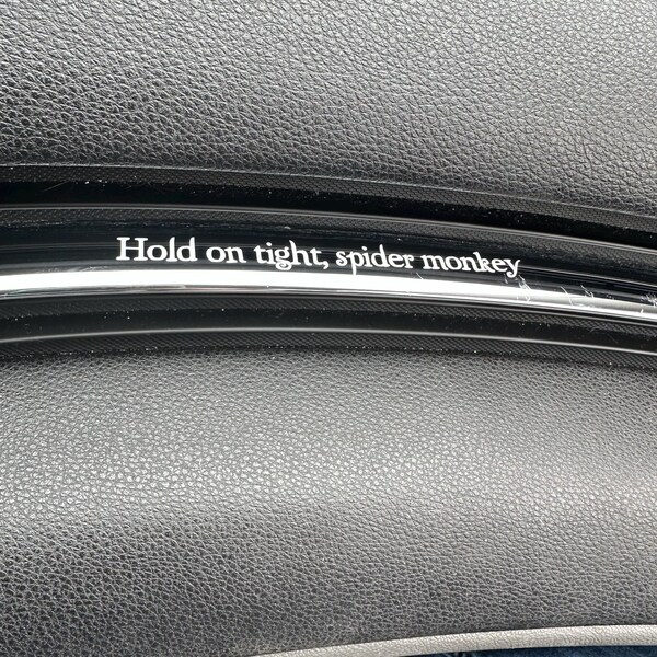 Hold on Tight, Spider Monkey - Twilight Visor Mirror Vinyl Decal - Etsy