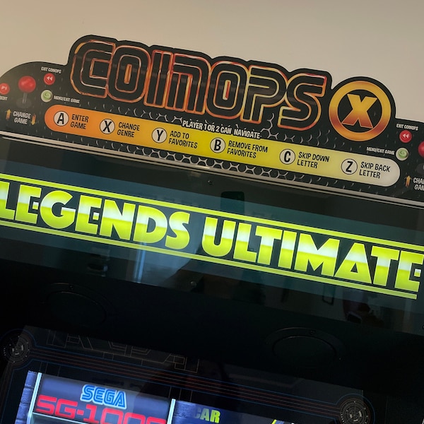 Legends Ultimate Coinops X Topper - Etsy
