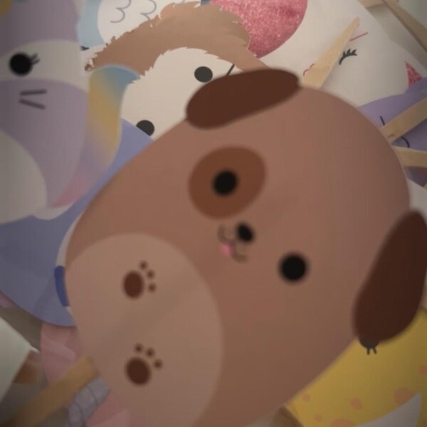 Squish-mallow Inspired Cake Topper - Etsy