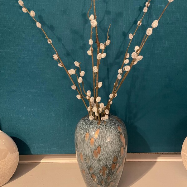 8 X Tea Roses, Small Silk Bouquet, Mixed Open Roses and Rose Buds ...