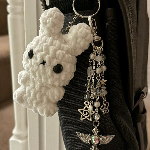 Crochet Gummy Bear Keyring - Handmade Plushie | Cute/soft Stress Toy ...